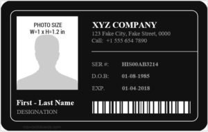 15 Employee ID Card Templates for Various Professions | Free