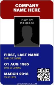 10 Best Staff ID Card Templates MS Word | Editable