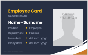 25 Best Employee ID Card Formats in Word | Free Edit & Print