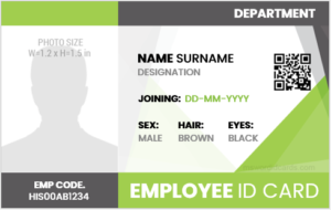 10 Best Company Employees ID Badge Templates for Word | Edit