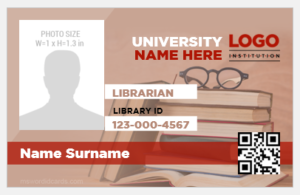 Best Librarian ID Cards/Badges Templates | Edit & Print