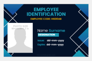 MS Word as Employee Badge Maker | Download Edit & Print