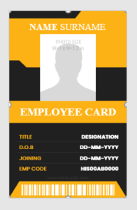 500+ Editable Employee ID BadgeCard Layouts for MS Word