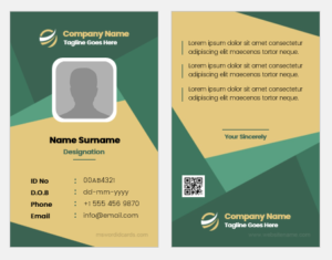 10 Double-Sided ID Card Templates for MS Word | Edit & Print