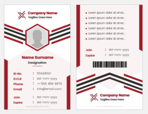 10 Double-Sided ID Card Templates for MS Word | Edit & Print