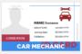 Car Mechanic ID Badges | Microsoft Word ID Card Templates